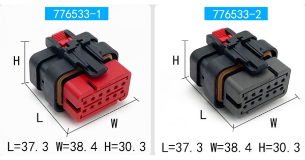 Excavator Injector Harness Waterproof Plug 12 Pin PN:776533